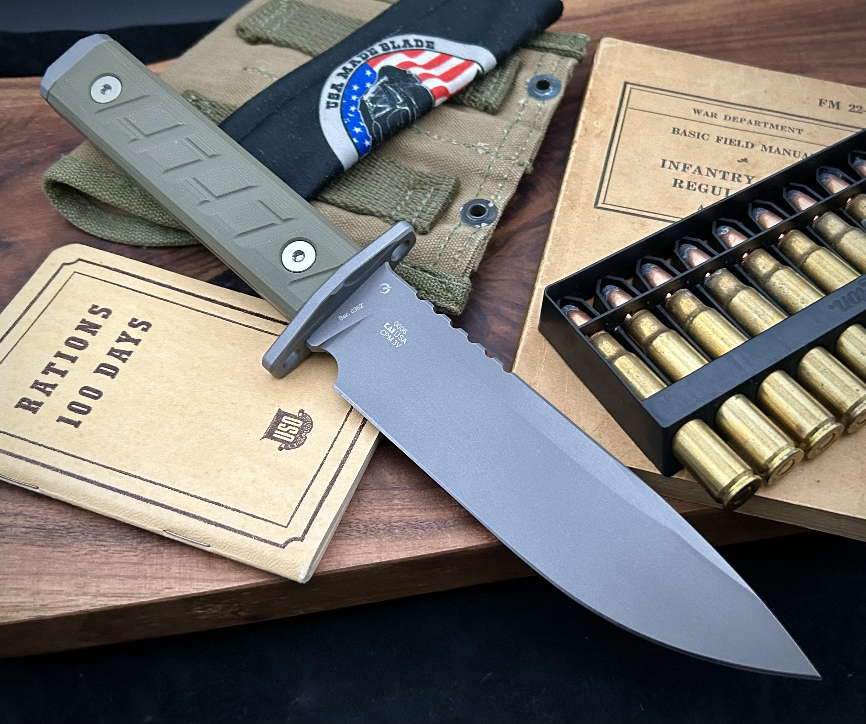 Zero Tolerance ZT0006 CPM-3V Steel 6" Fixed Blade | USA MB