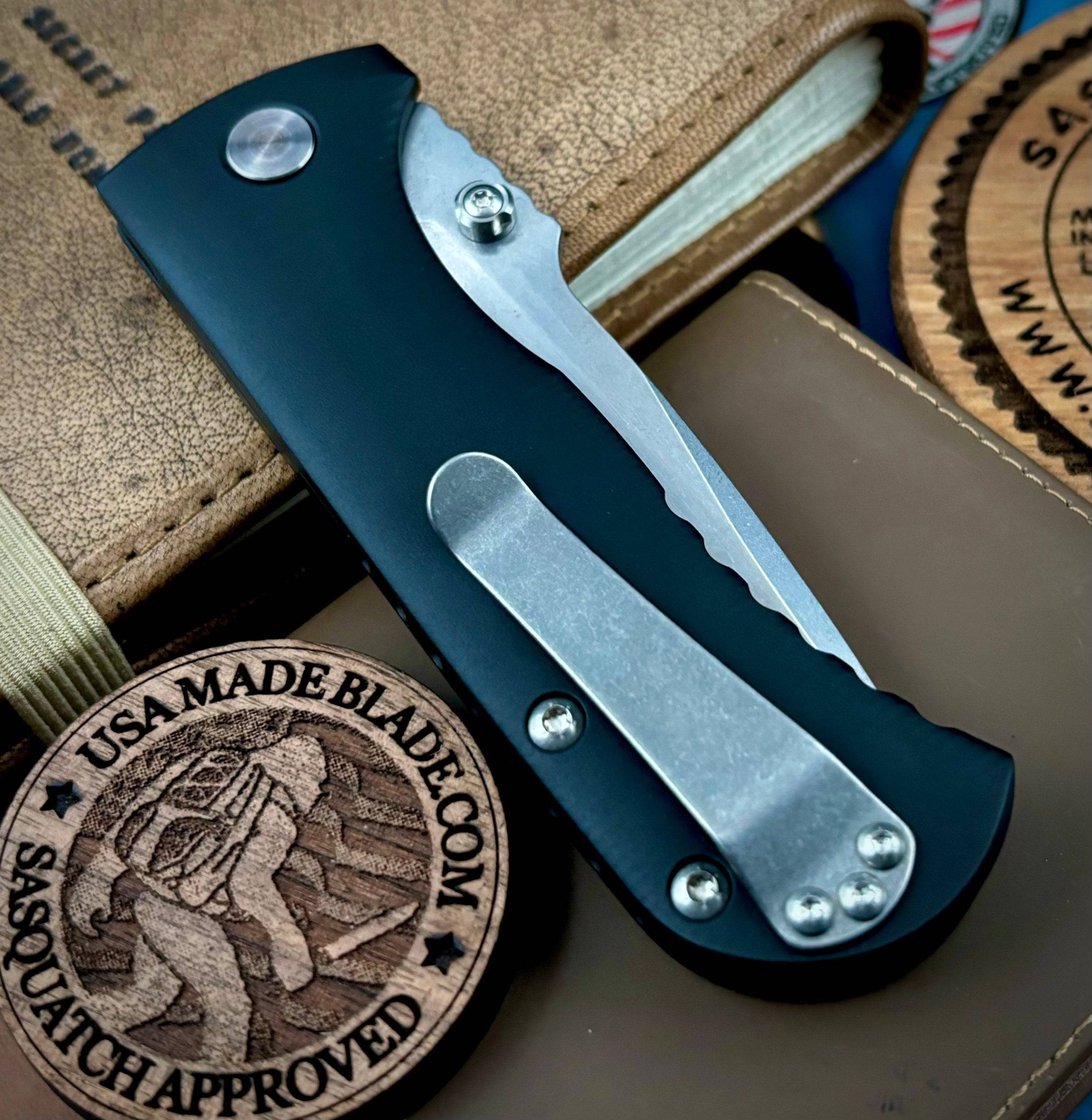 Defiant-7 Talos Button Lock with Magnacut Blade and Black Hardcoat ...