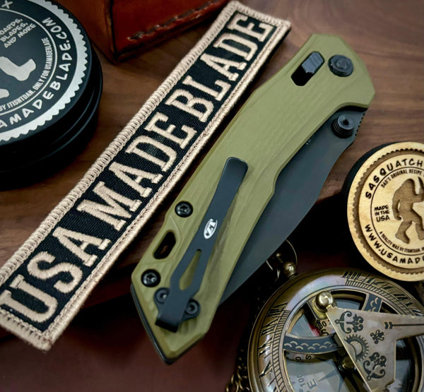 ZT0203 Duralock with OD G10 and Black M4 Blade | USA MB